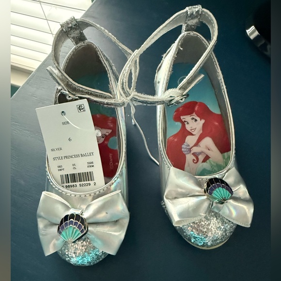 Disney | Shoes | Disney Silver Princess Shoes | Poshmark